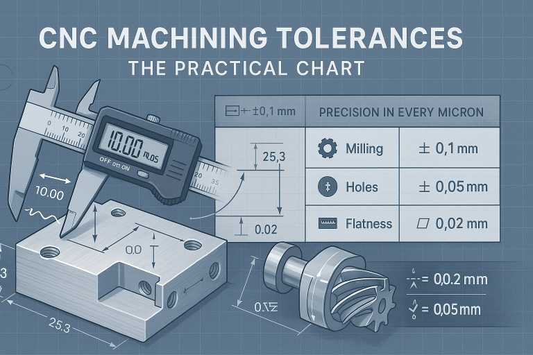 CNC Machining Tolerances: The Practical Chart