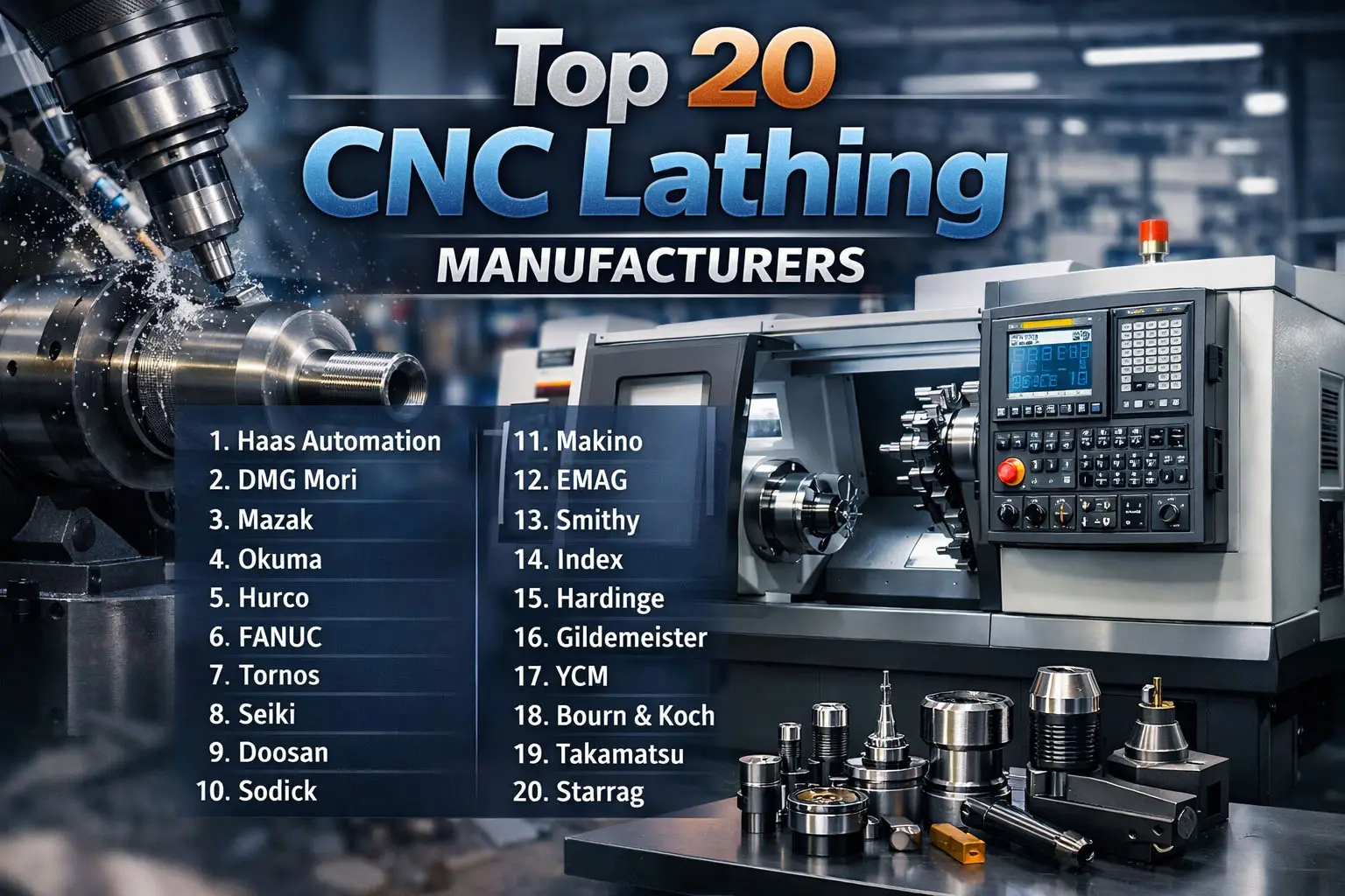 Top 20 CNC Lathing Manufacturers: Precision and Reliability in 2026